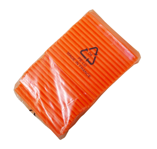 AI straw storage goblet - round - 7.1mm IMV Visotube - Orange (pack of ...